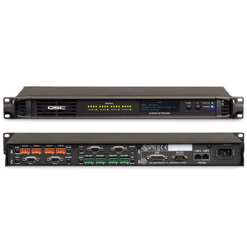 Модуль входов/выходов QSC I/O Frame – купить в Казахстане по низкой цене